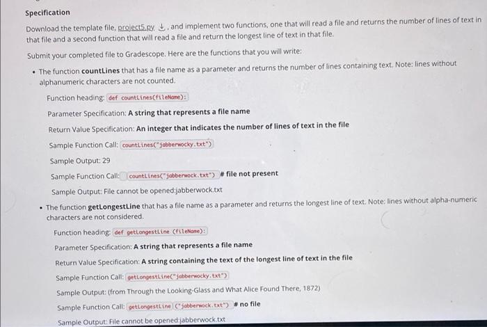 Solved 11 4 Write Your Code For These Functions 5 Def