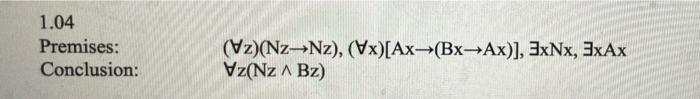 Solved Part 1. Semantic Invalidity Proofs Each of the | Chegg.com