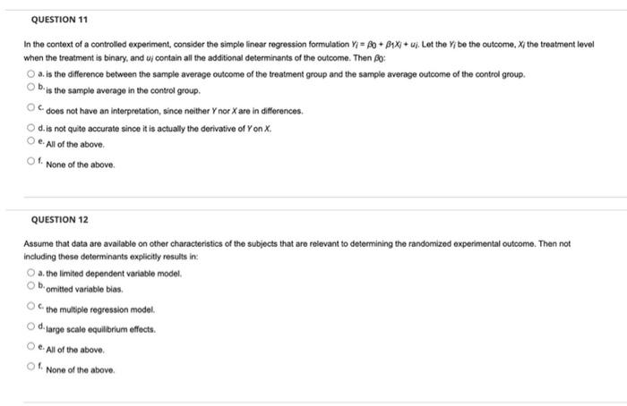 Solved QUESTION 11 In the context of a controlled | Chegg.com