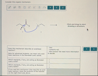 Solved Consider this organic mechanism:Click and drag to | Chegg.com