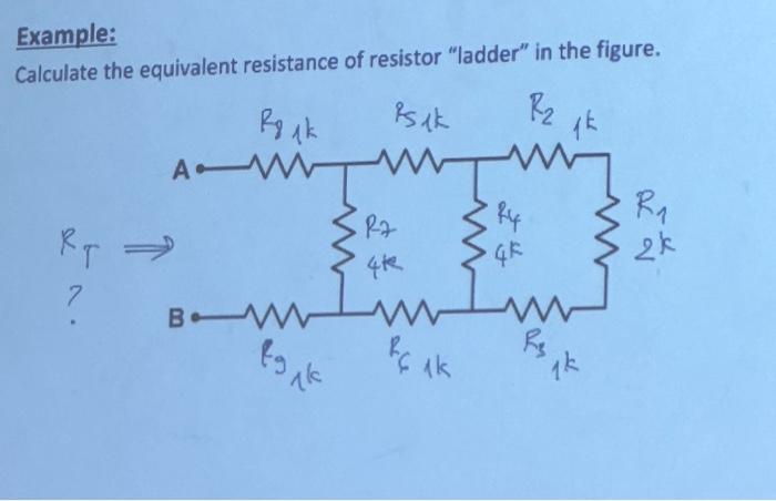 Example: Calculate the equivalent resistance of | Chegg.com