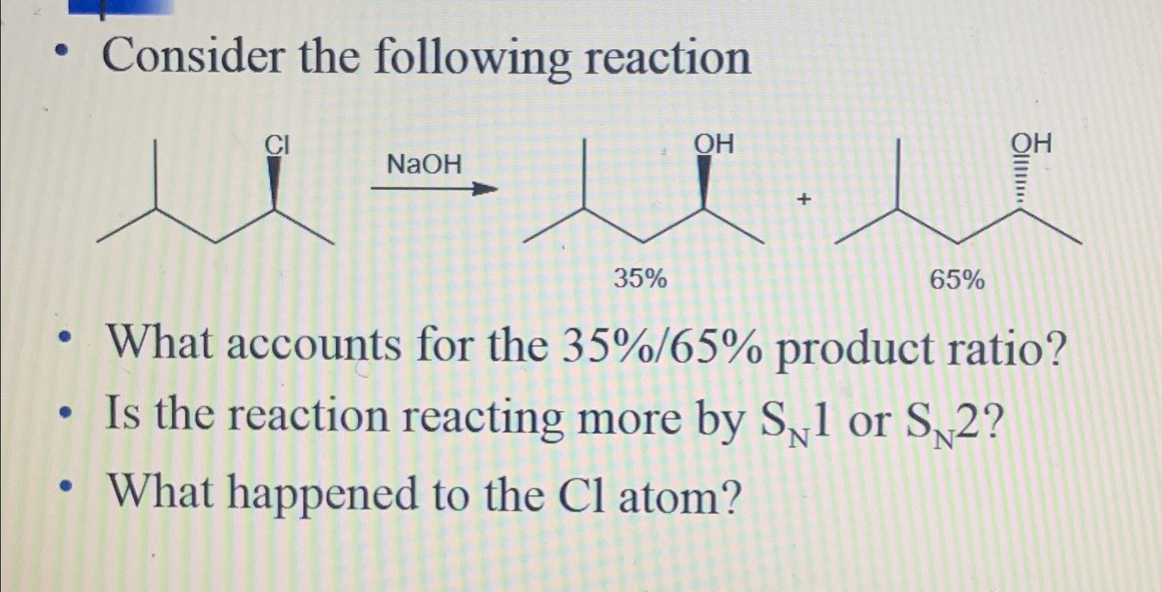 Solved Consider the following reactionWhat accounts for the | Chegg.com