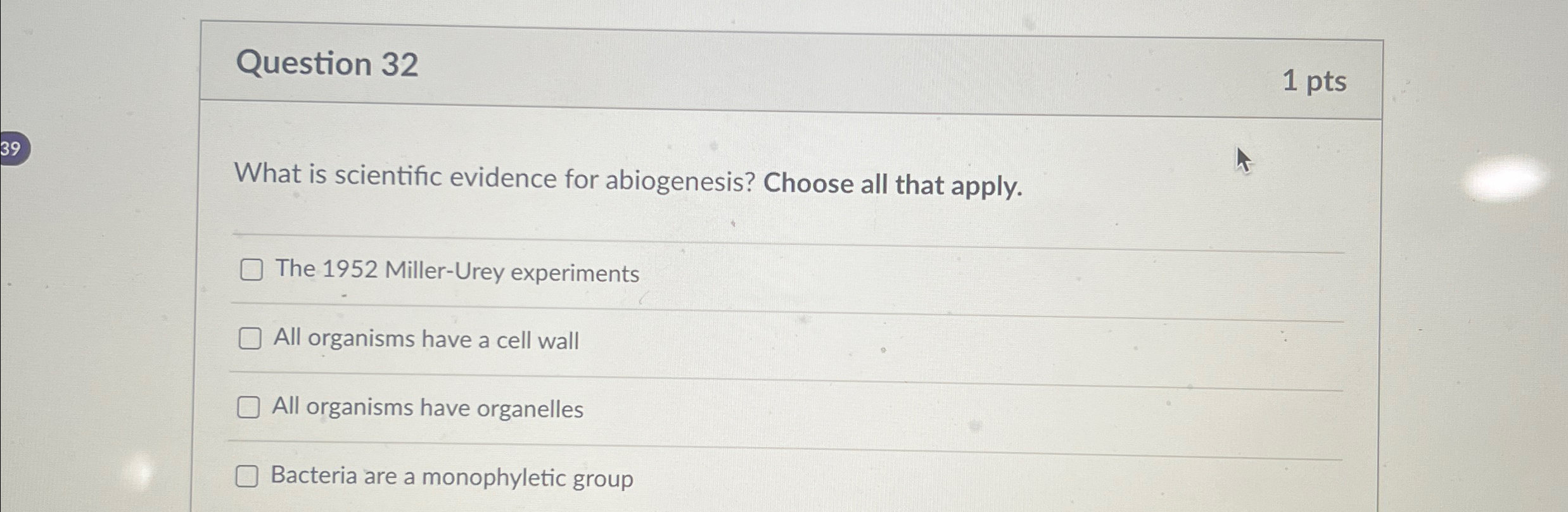 Solved Question 321 ﻿ptsWhat is scientific evidence for | Chegg.com