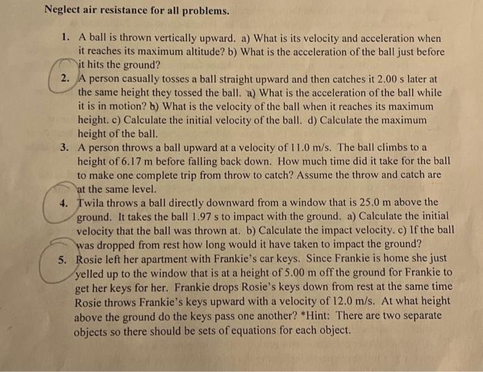 Problems 2, 4, and 5 UAM exercises in the y-direction | Chegg.com
