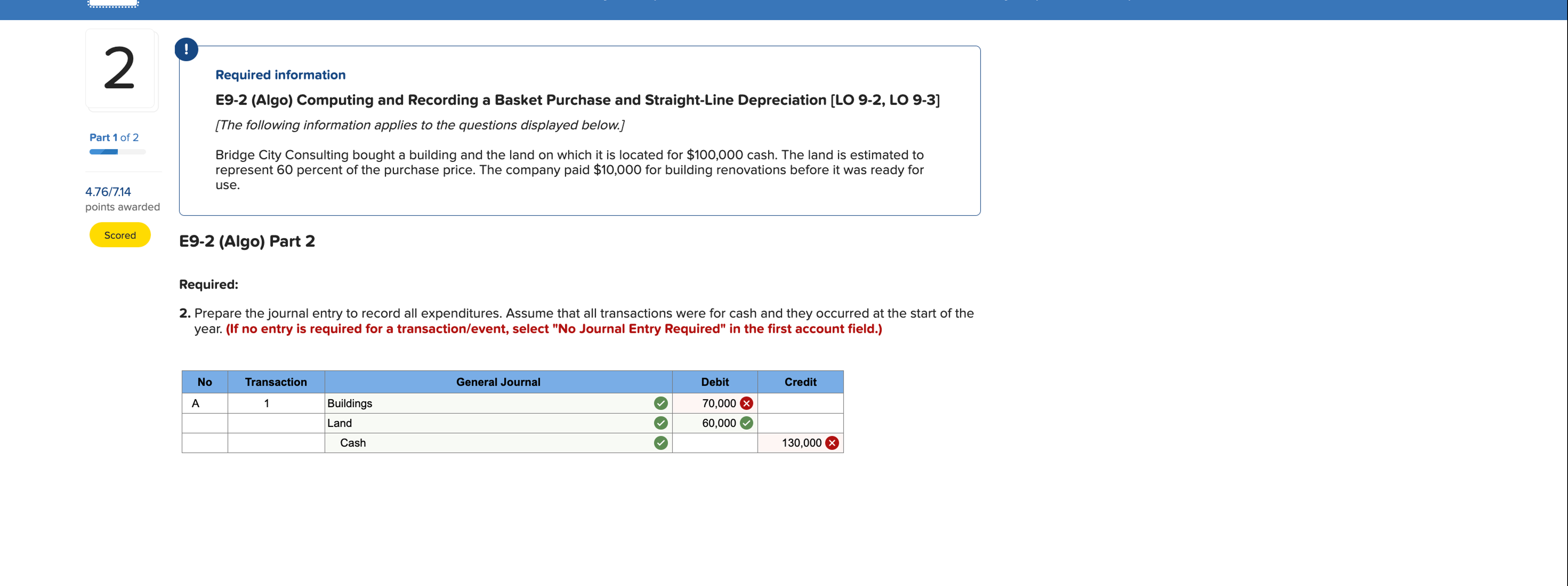 Solved Required informationE9-2 (Algo) ﻿Computing and | Chegg.com