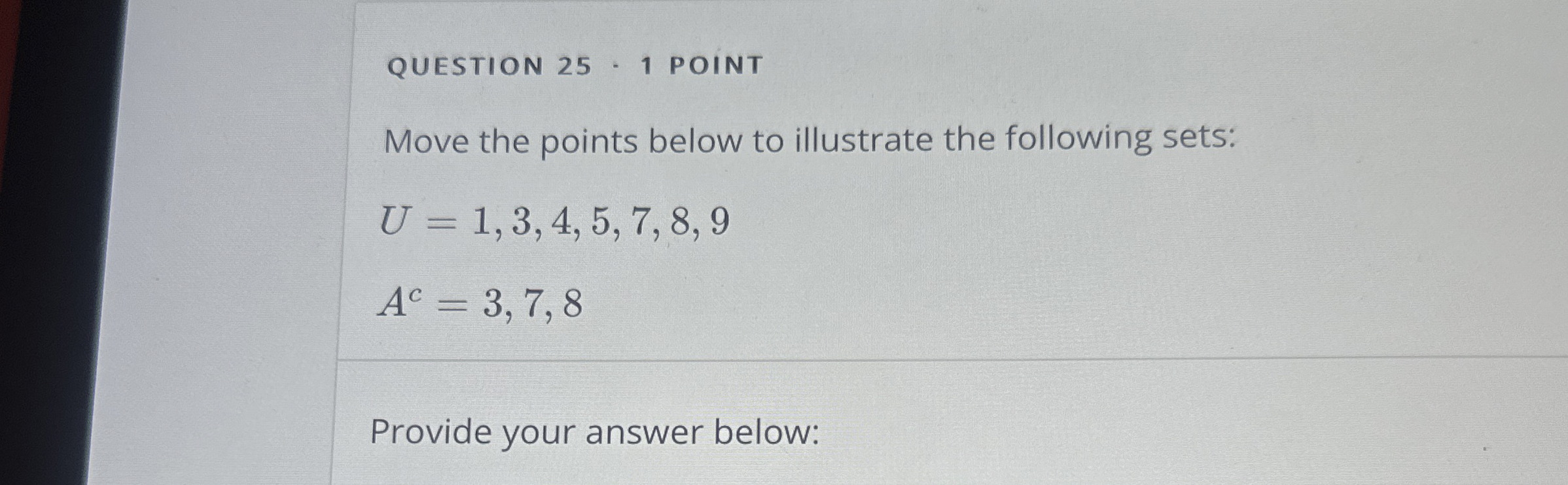 Solved QUESTION 25 - 1 ﻿POINTMove the points below to | Chegg.com