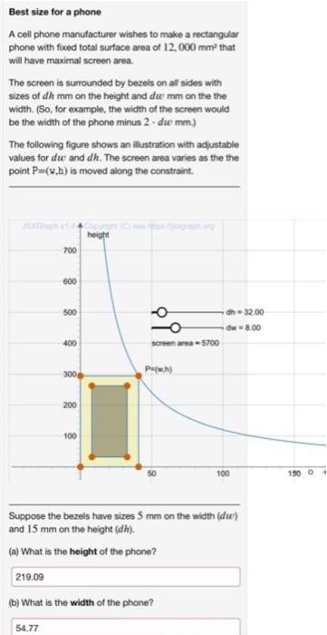Solved Best size for a phone A cell phone manufacturer | Chegg.com