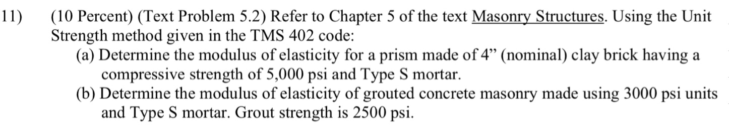 Solved (10 ﻿Percent) (Text Problem 5.2) ﻿Refer to Chapter 5 | Chegg.com