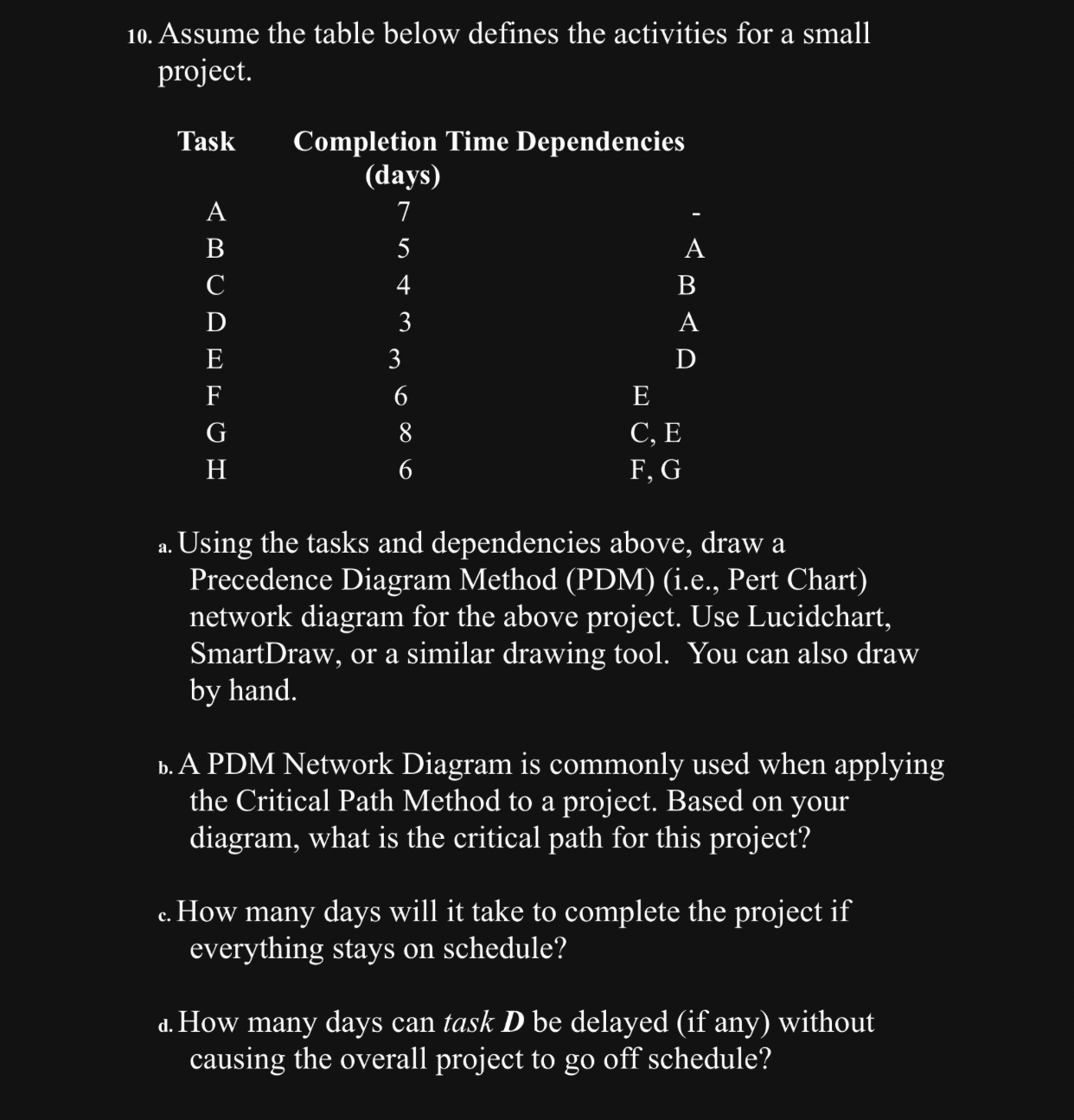 Solved 8. ﻿What approaches can be used to estimate lines of | Chegg.com