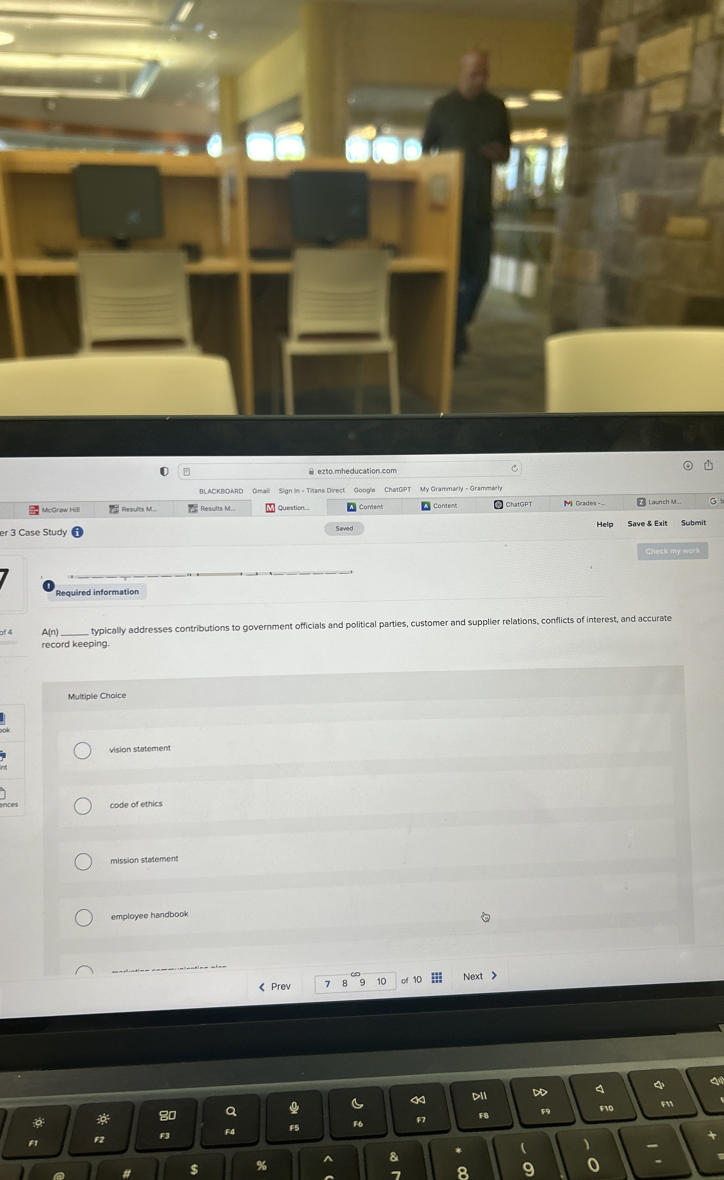 Solved A(n)typically addresses contributions to government | Chegg.com