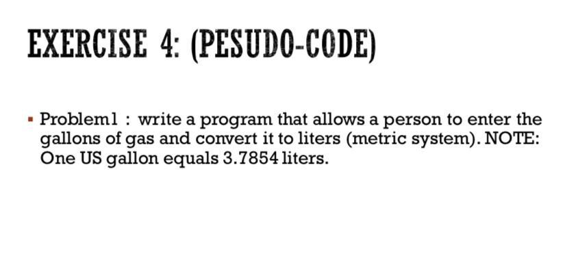 Solved Exercise 4 Pesudo Code Probleml Write A Program 0190