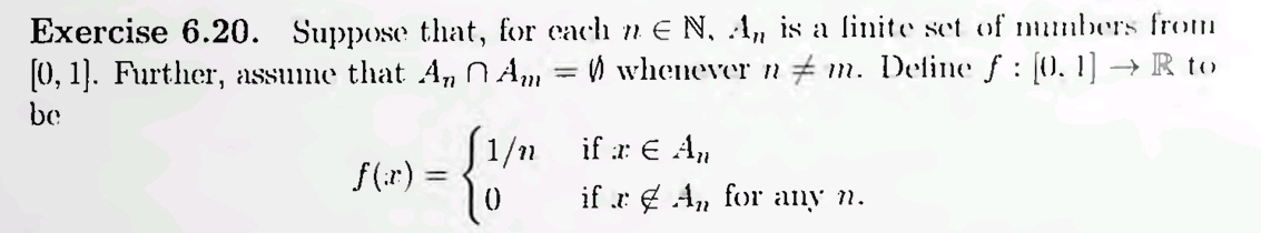Solved Exercise 6.20. ﻿Suppose that, for each ninN,An ﻿is a | Chegg.com