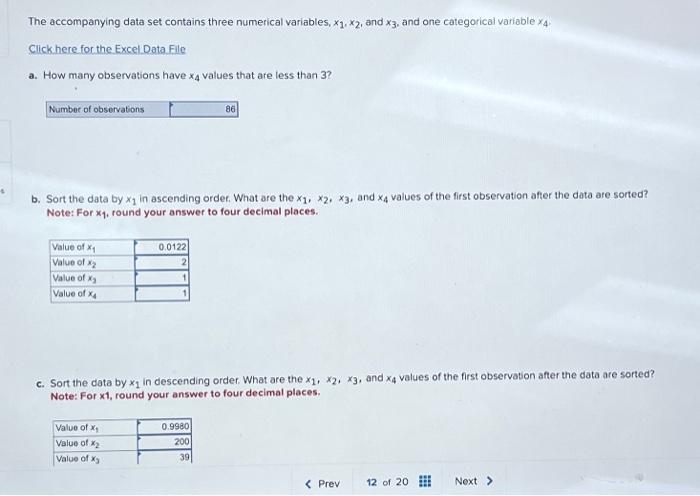 Note: For ×1, round your answer to four decimal | Chegg.com