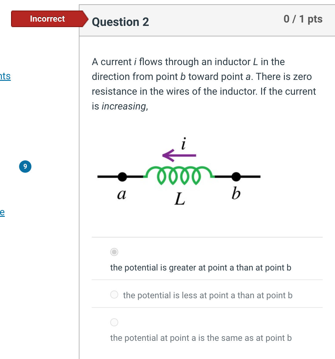 Solved by an EXPERT Question 2A current \( ﻿i \) ﻿flows through an | Chegg.com