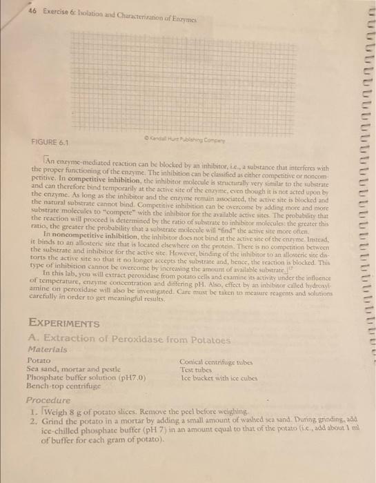 46 Exercise 6: Isolation and Characterization of | Chegg.com