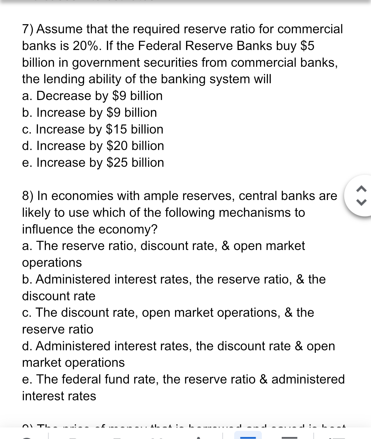 Solved Assume that the required reserve ratio for commercial | Chegg.com