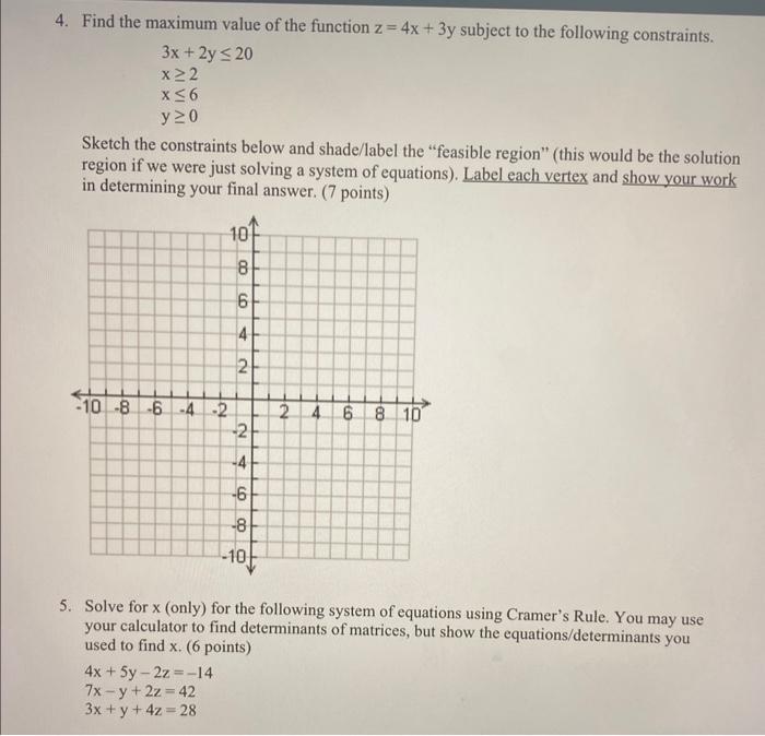 Solved 1. Calculate the determinant of the following matrix | Chegg.com