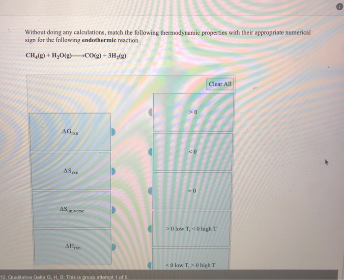 Solved Without doing any calculations, match the following | Chegg.com
