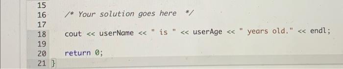 Solved Use function GetUserinfo to get a user's information, | Chegg.com