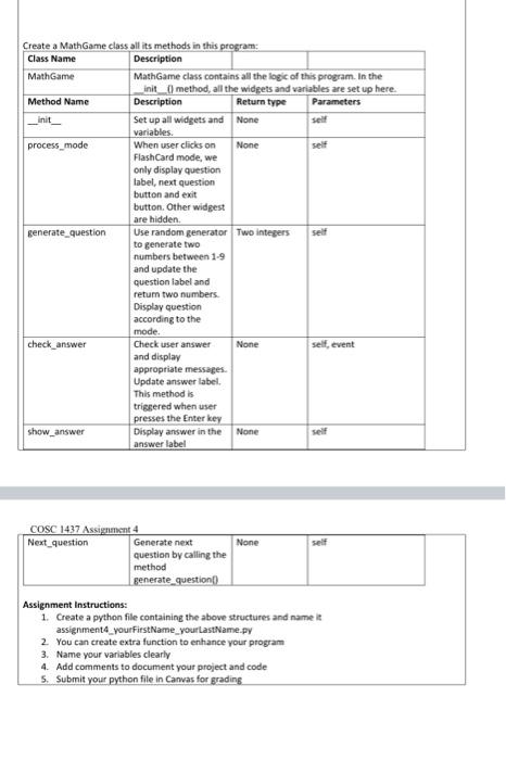 Solved Cosc 1437 Assignment 4 Python Assignment 4 Gui 