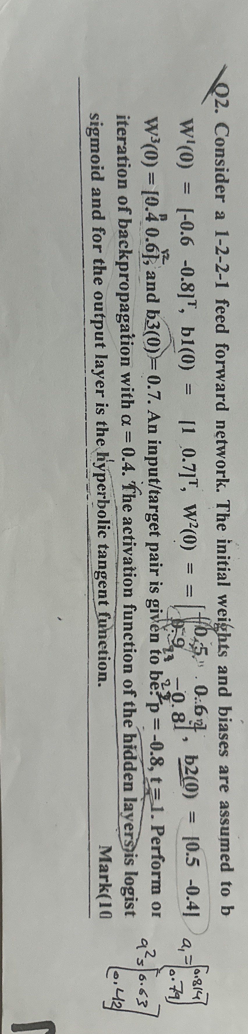 Solved Steps for How to solve Q2. ﻿Consider a 1-2-2-1 ﻿feed | Chegg.com