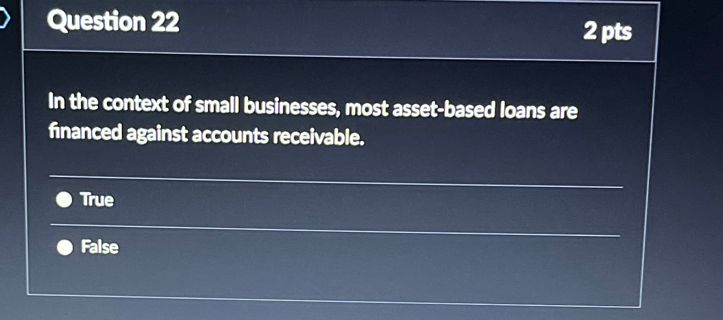 Solved Question 222 ﻿ptsIn the context of small businesses, | Chegg.com