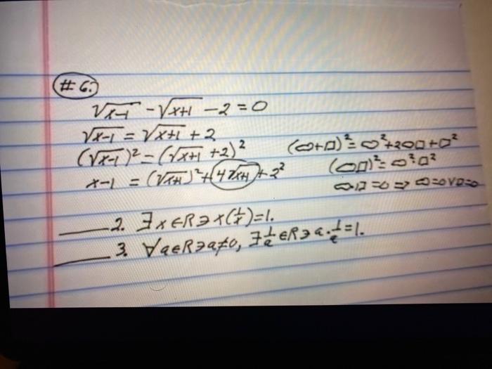 Solved # VIT-VxH -2=0 VX-1 = VX+1 + 3 (UF1²- (VX+1 +2)² | Chegg.com