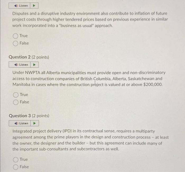 Solved Disputes and a disruptive industry environment also | Chegg.com