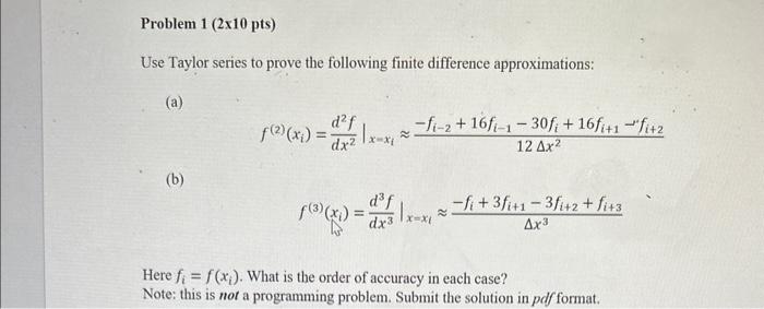 Solved Use Taylor series to prove the following finite | Chegg.com