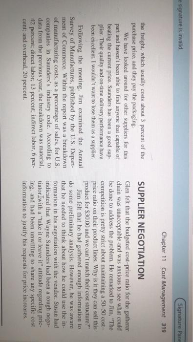 Solved case study: Deere cost managementques: 1. what is the | Chegg.com