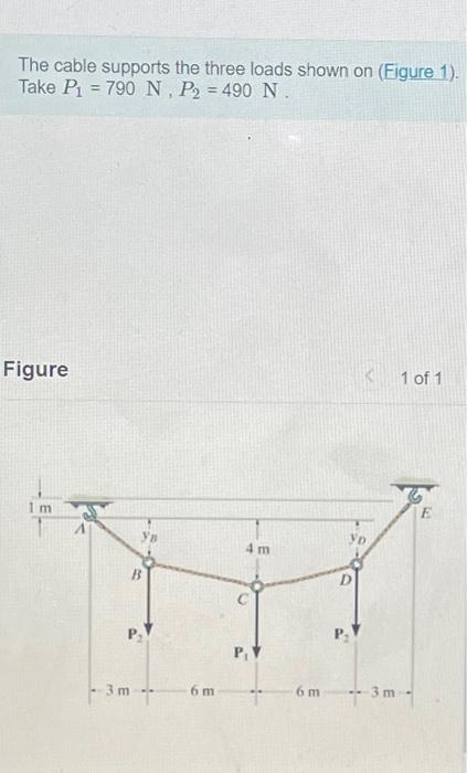 Solved hi i am just confused on how to get yB and yD | Chegg.com