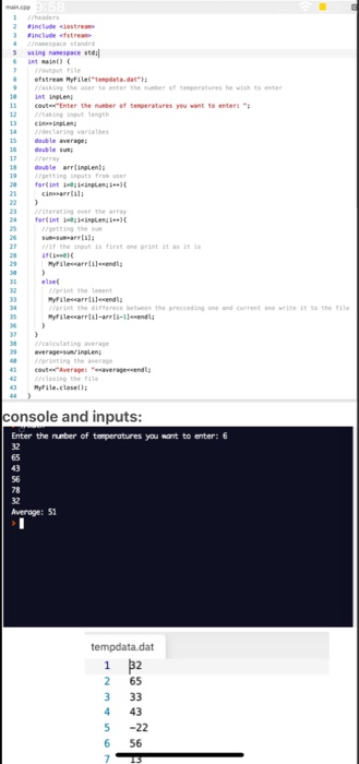 Solved 3 Write An Interactive C Program Whose Input Is A 3414