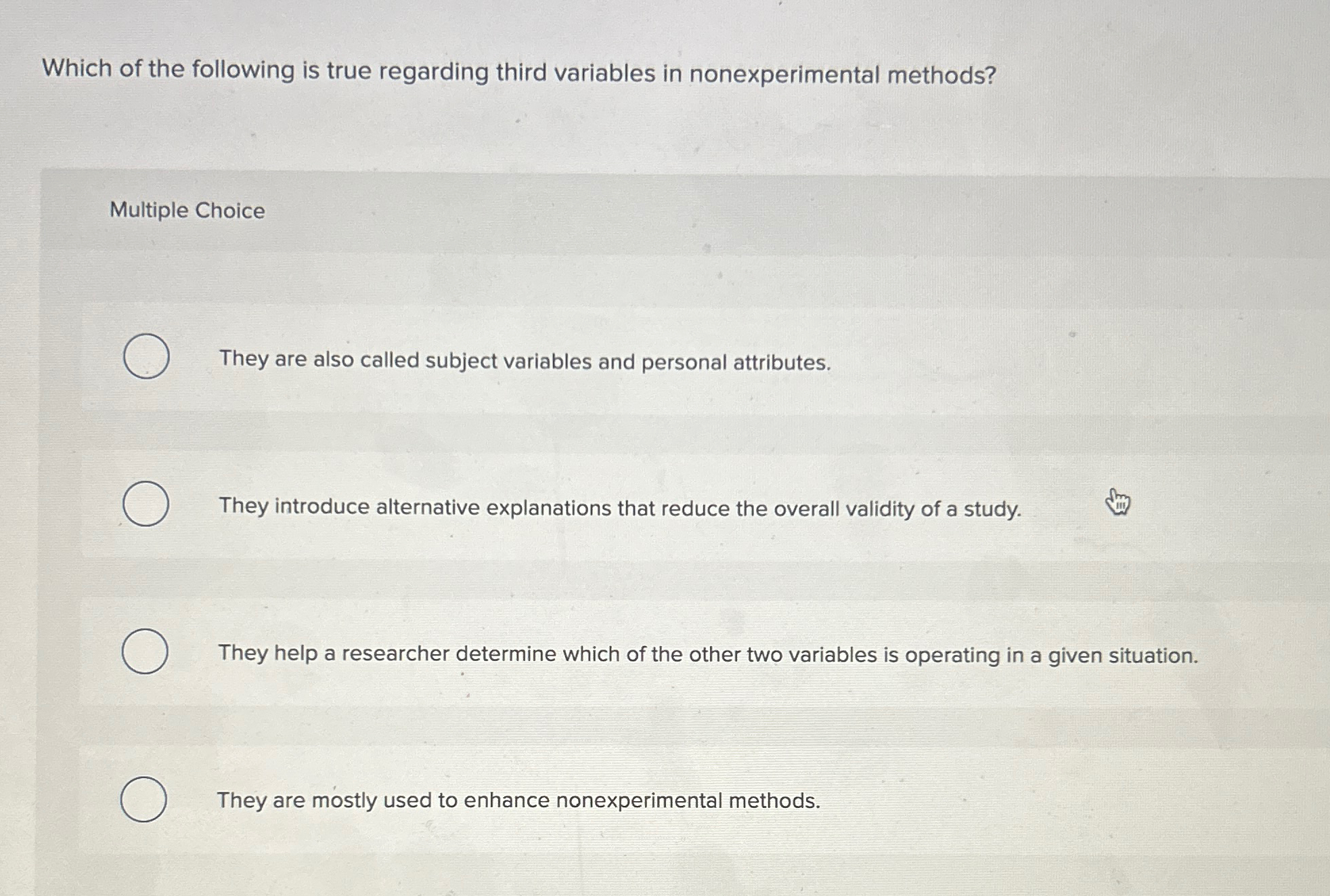 Solved Which of the following is true regarding third | Chegg.com
