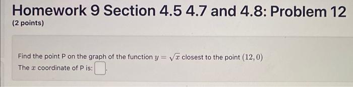 Solved Homework 9 Section 45 47 And 48 Problem 12 2 1299