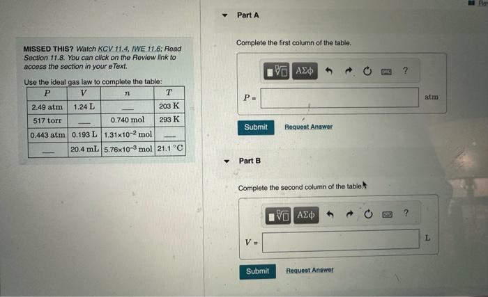 Solved MISSED THIS? Watch KCV 11.4, IWE 11.6: Read Complete | Chegg.com
