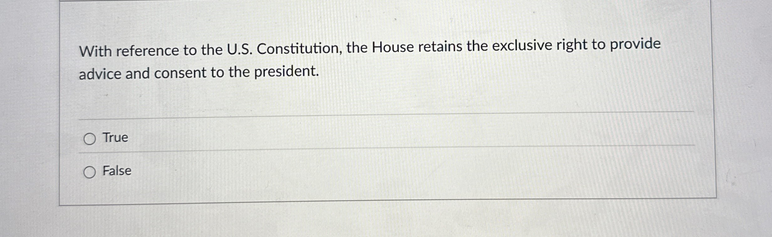 Solved With reference to the U.S. ﻿Constitution, the House | Chegg.com