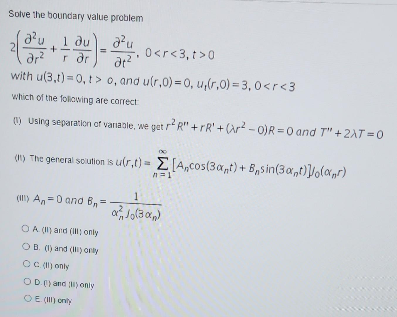 Solve the boundary value problem | Chegg.com