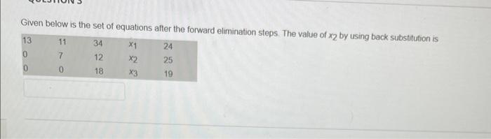 Solved The value of a32 of the coofficient matrix A at the | Chegg.com
