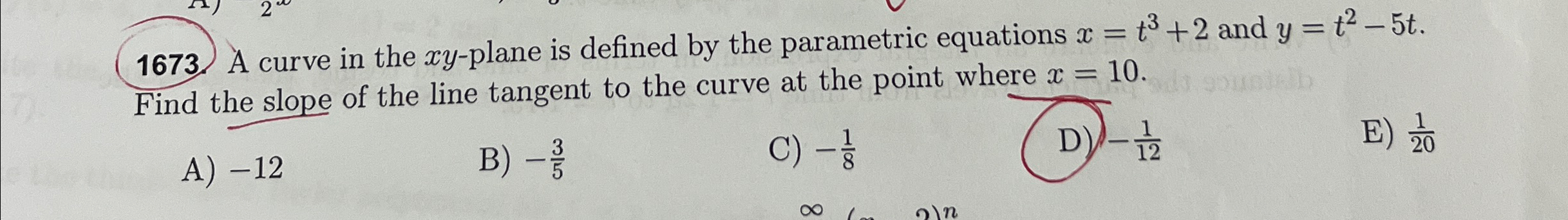 Solved A Curve In The Xy Plane Is Defined By The Parametric
