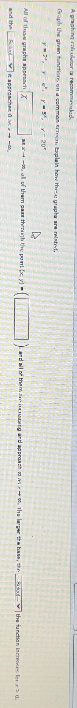 Solved A graphing calculator is recommended.Graph the given | Chegg.com