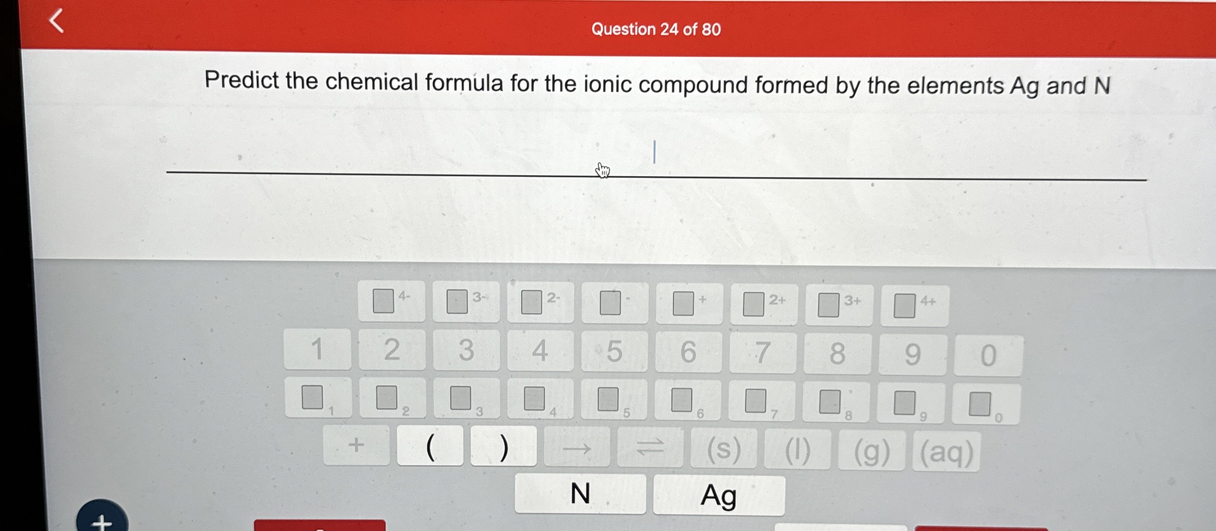 Solved Predict the chemical formula for the ionic compound | Chegg.com