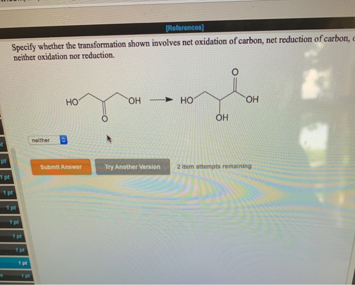 Solved [References] Specify whether the transformation shown | Chegg.com
