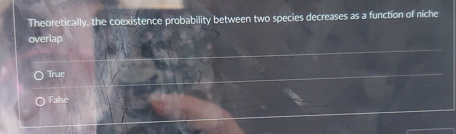 Solved Theoretically, the coexistence probability between | Chegg.com