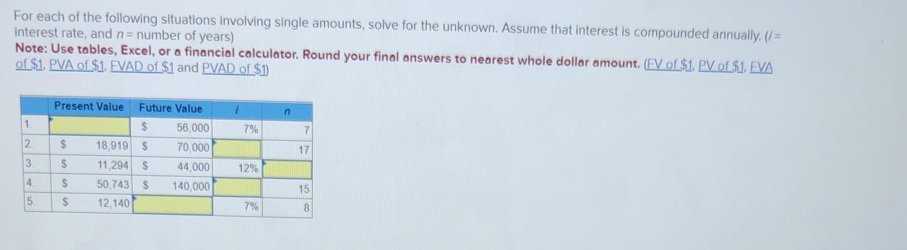 Solved For each of the following situations involving single | Chegg.com Solved For each of the following situations involving single | Chegg.com