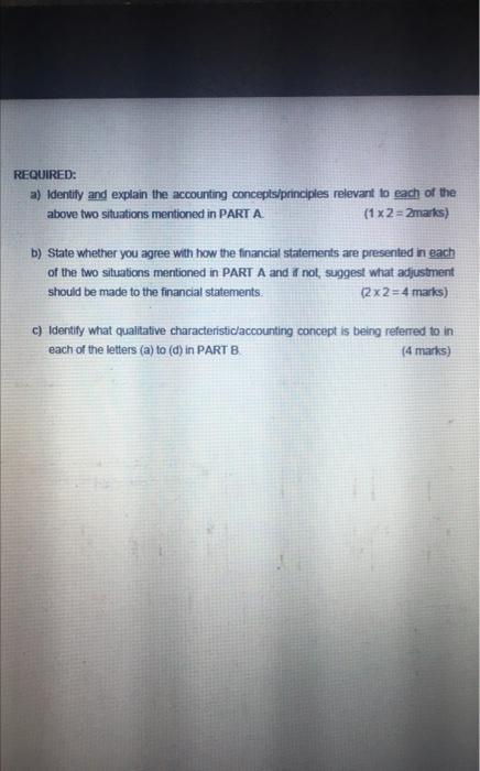 Solved PART A Consider the following siluations: Siluation 1 | Chegg.com