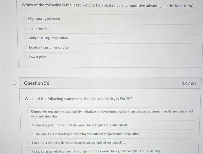Solved In out example from Lush's SWOT analysis, which of | Chegg.com
