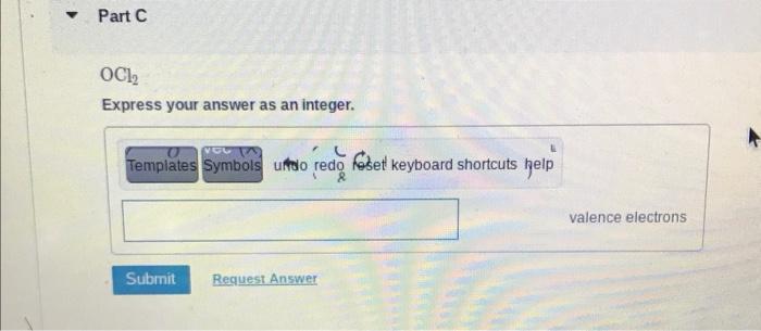 Solved COF2 Express your answer as an integer. valence | Chegg.com
