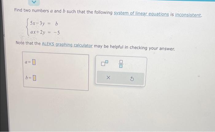 Solved Find two numbers a and b such that the following | Chegg.com