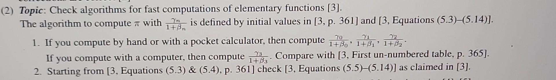 2 Topic Check Algorithms For Fast Computations Of