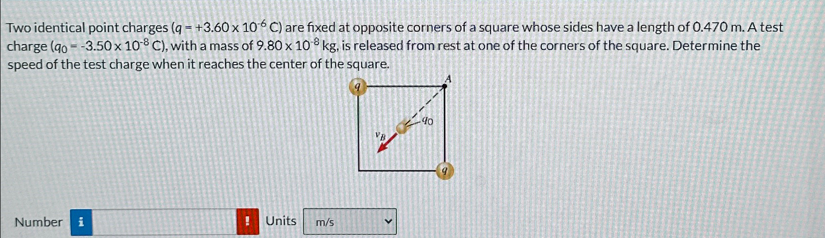Solved Two identical point charges | Chegg.com